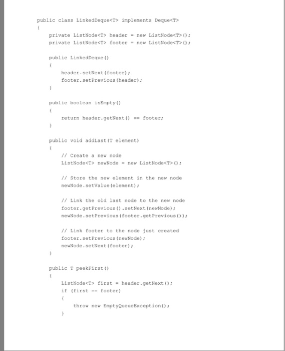 Solved 2Linked-list Implementation To accomplish a | Chegg.com