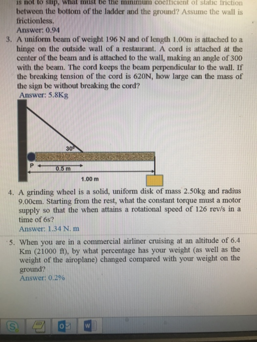 Solved Take home assignment #1 Section I Problems 1. A 15 Kg | Chegg.com