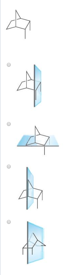 Solved Each of the following molecules has one plane of | Chegg.com