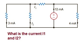 Solved What is the current I1and I2 ? | Chegg.com