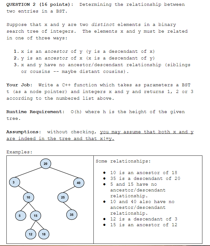 Solved struct bst_node { int val; bst_node *left; | Chegg.com