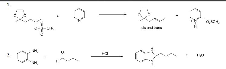 Solved Identify the mechanism by which each of the reactions | Chegg.com