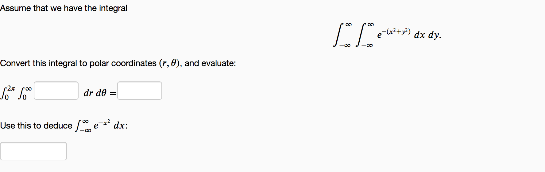 Solved Assume that we have the integral LoL