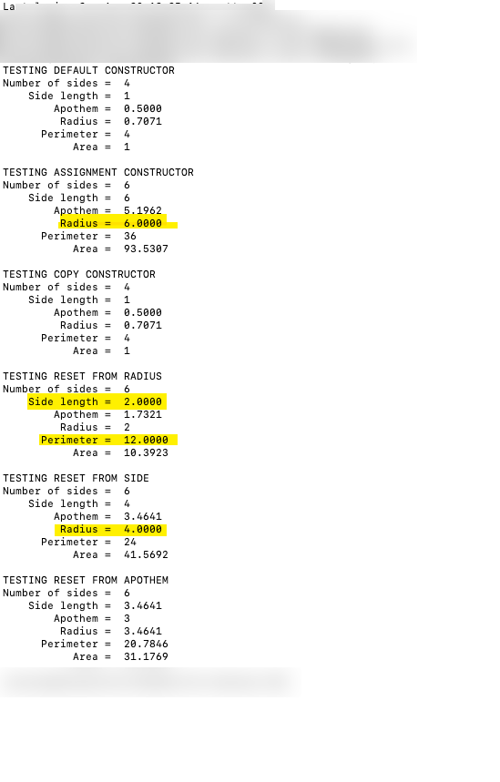OUTPUT FOR THIS CODE AND FORMULAS ARE CORRECT- JUST | Chegg.com