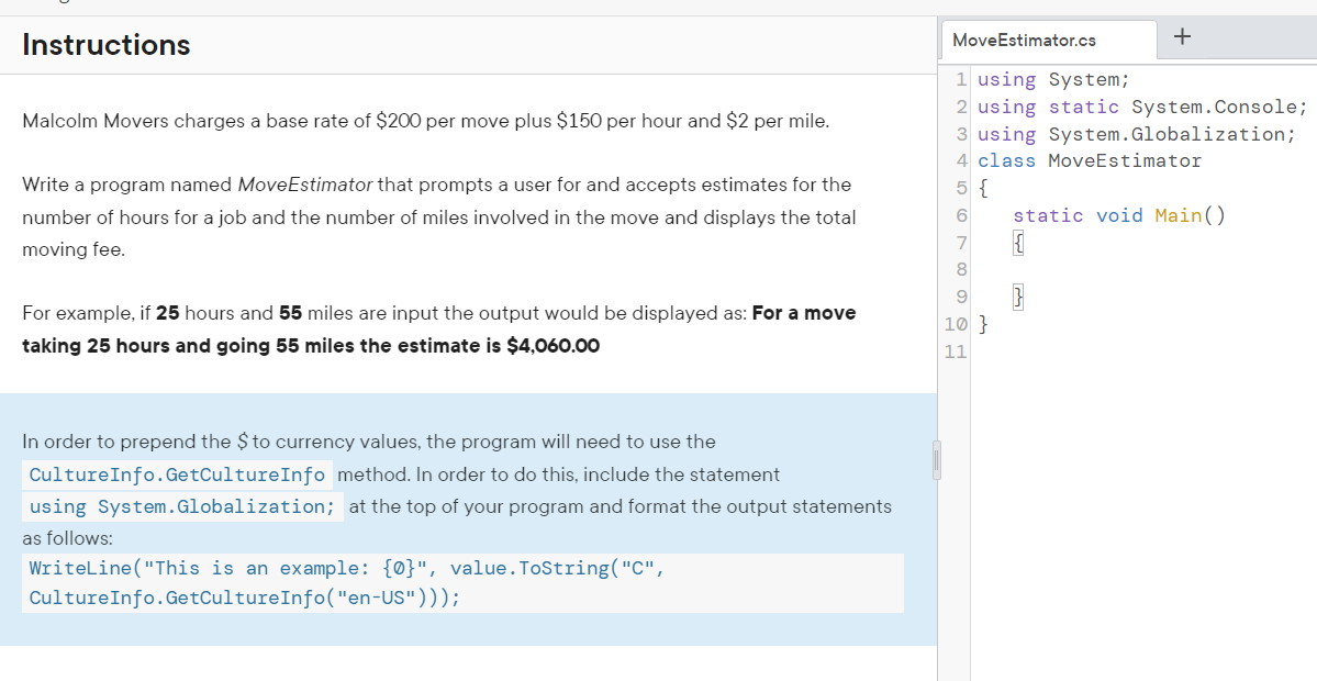 Solved Malcolm Movers charges a base rate of $200 per move | Chegg.com