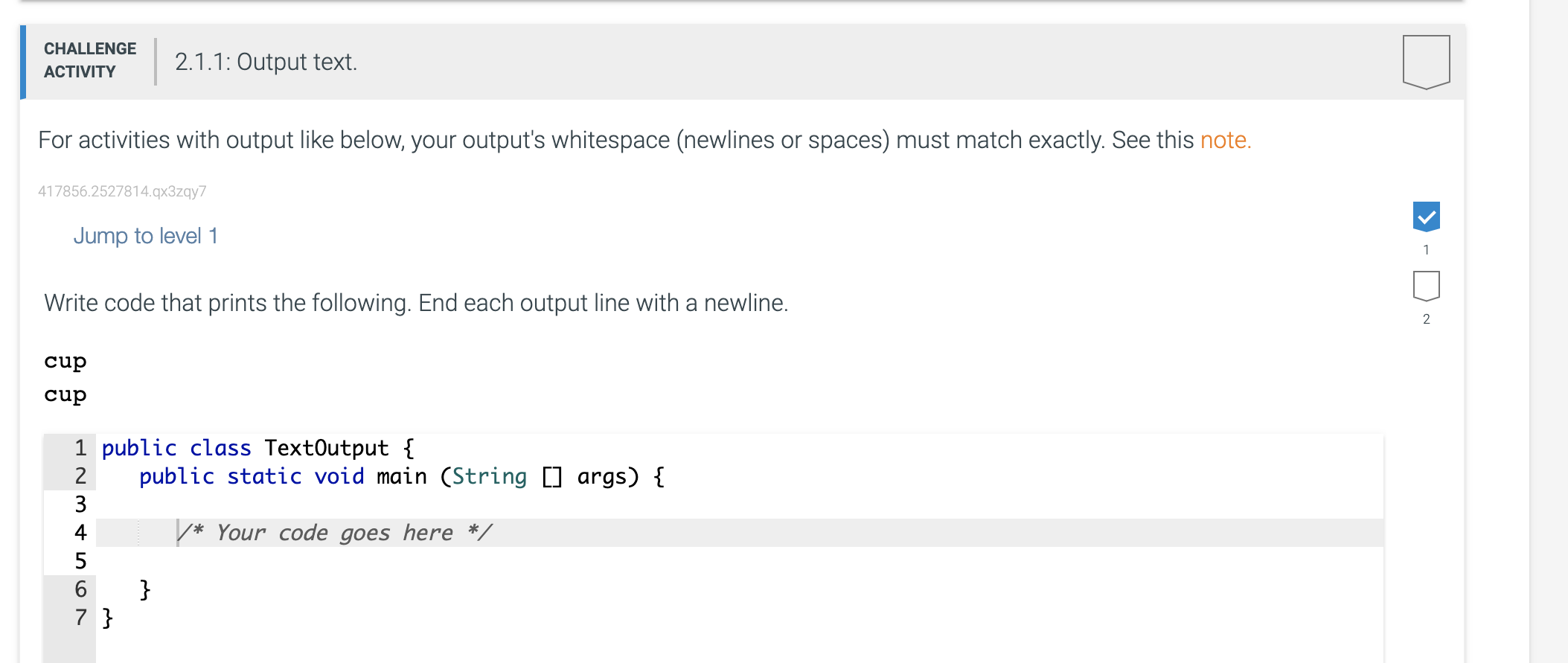 Solved Write code that prints the following. End each output | Chegg.com