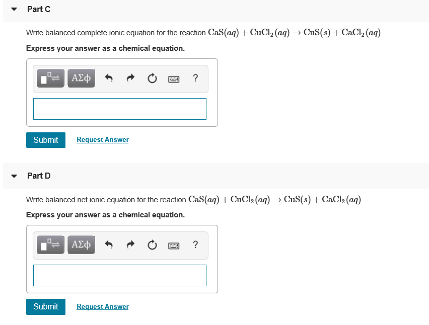 Solved Write balanced complete ionic and net ionic equations | Chegg.com Solved Write balanced complete ionic and net ionic equations | Chegg.com