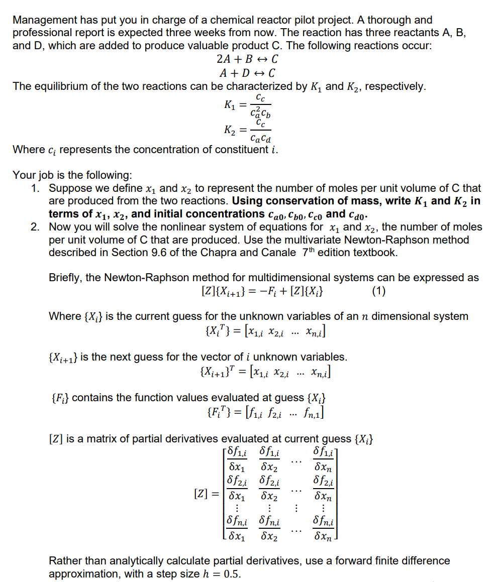 Solved Implement the approach outlined above into Matlab and | Chegg.com