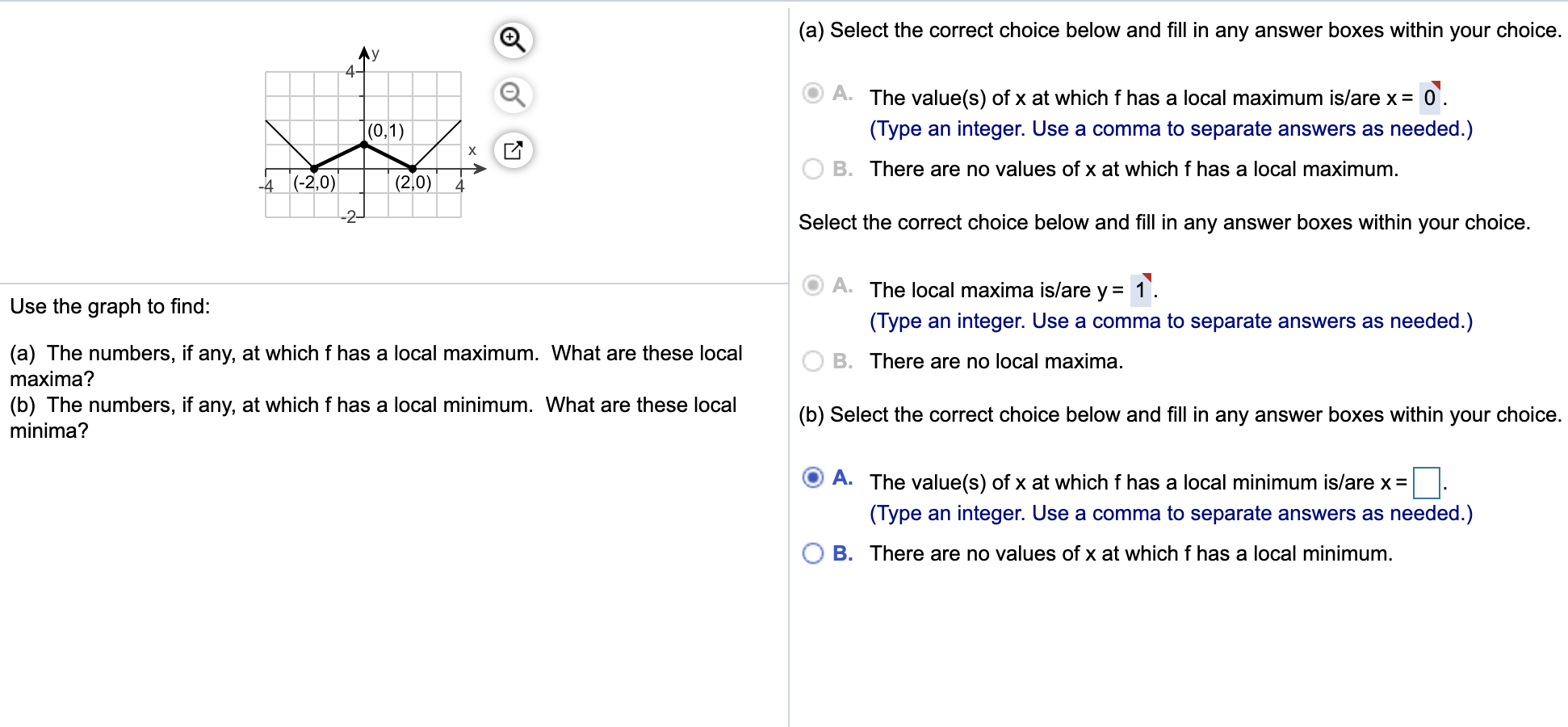 Solved (a) Select the correct choice below and fill in any | Chegg.com
