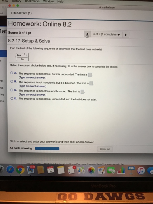 Solved iew History Bookmarks Window Help mathxl.com | Chegg.com