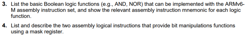 Solved 3. List the basic Boolean logic functions (e.g., AND, | Chegg.com