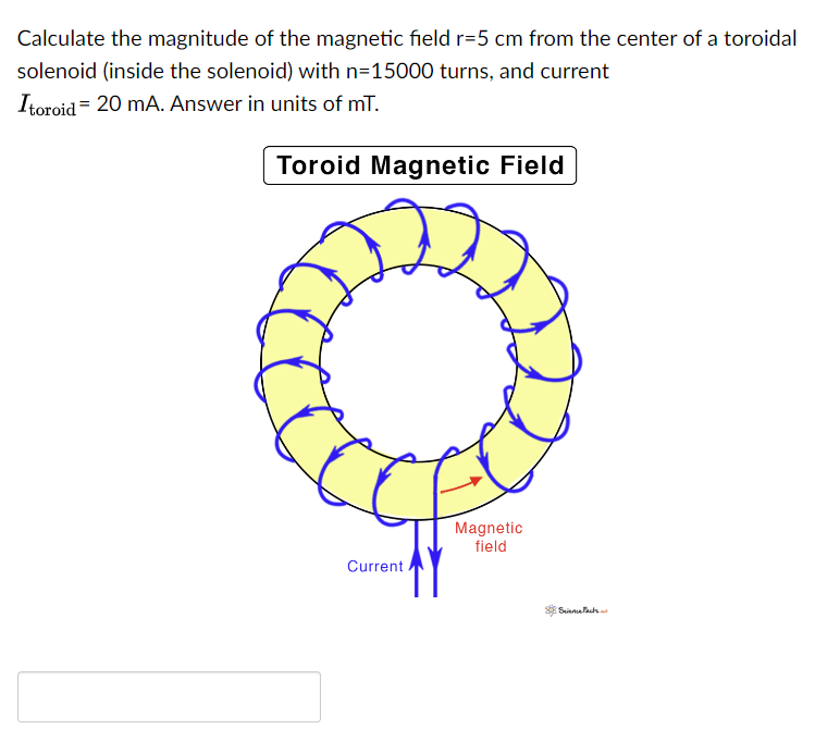 Solved Calculate the magnitude of the magnetic field r=5 cm | Chegg.com