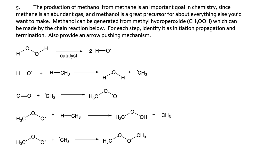Solved For each step, identify it as initiation propagation | Chegg.com
