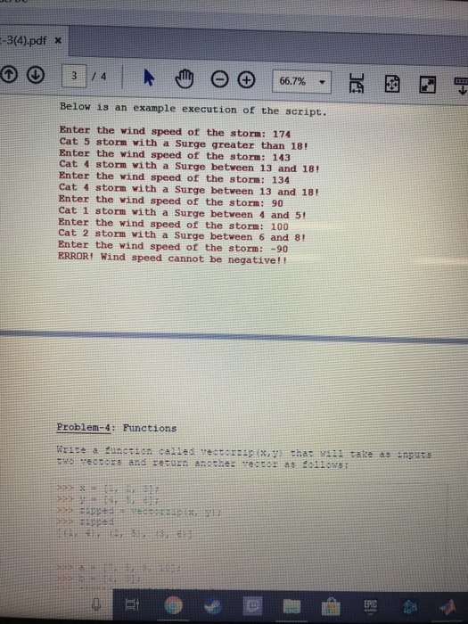 Solved pdf х -) (+) | 66.7% Problem-1: Plotting and | Chegg.com