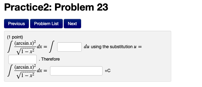 Solved Practice2: Problem 25 PreviouS Problem List Next (1 | Chegg.com