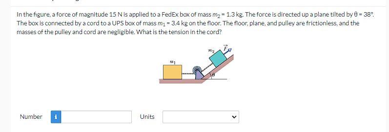 Solved The figure shows a 7 kg block being pulled along a | Chegg.com
