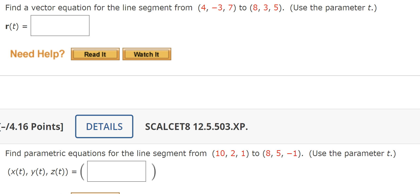 Solved Find a vector equation for the line segment from | Chegg.com