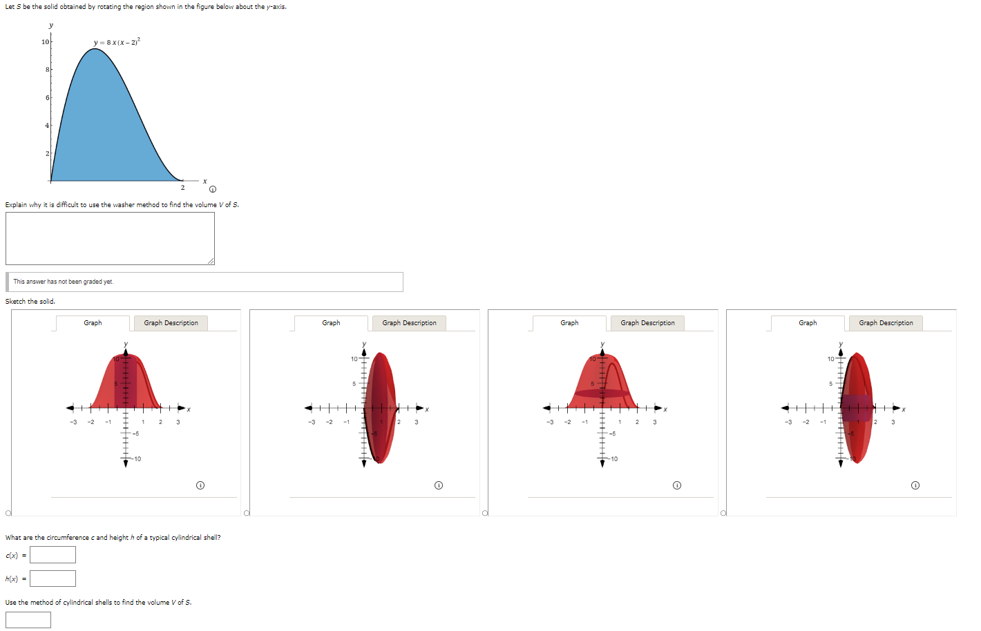 Solved Hello. I am having trouble getting this calculus | Chegg.com