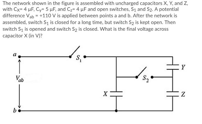 Solved The network shown in the figure is assembled with | Chegg.com
