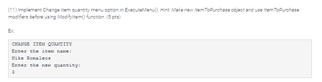 Solved This program extends the earlier "Online shopping | Chegg.com