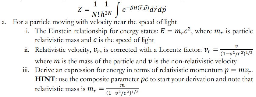 Solved The classical partition function for N | Chegg.com