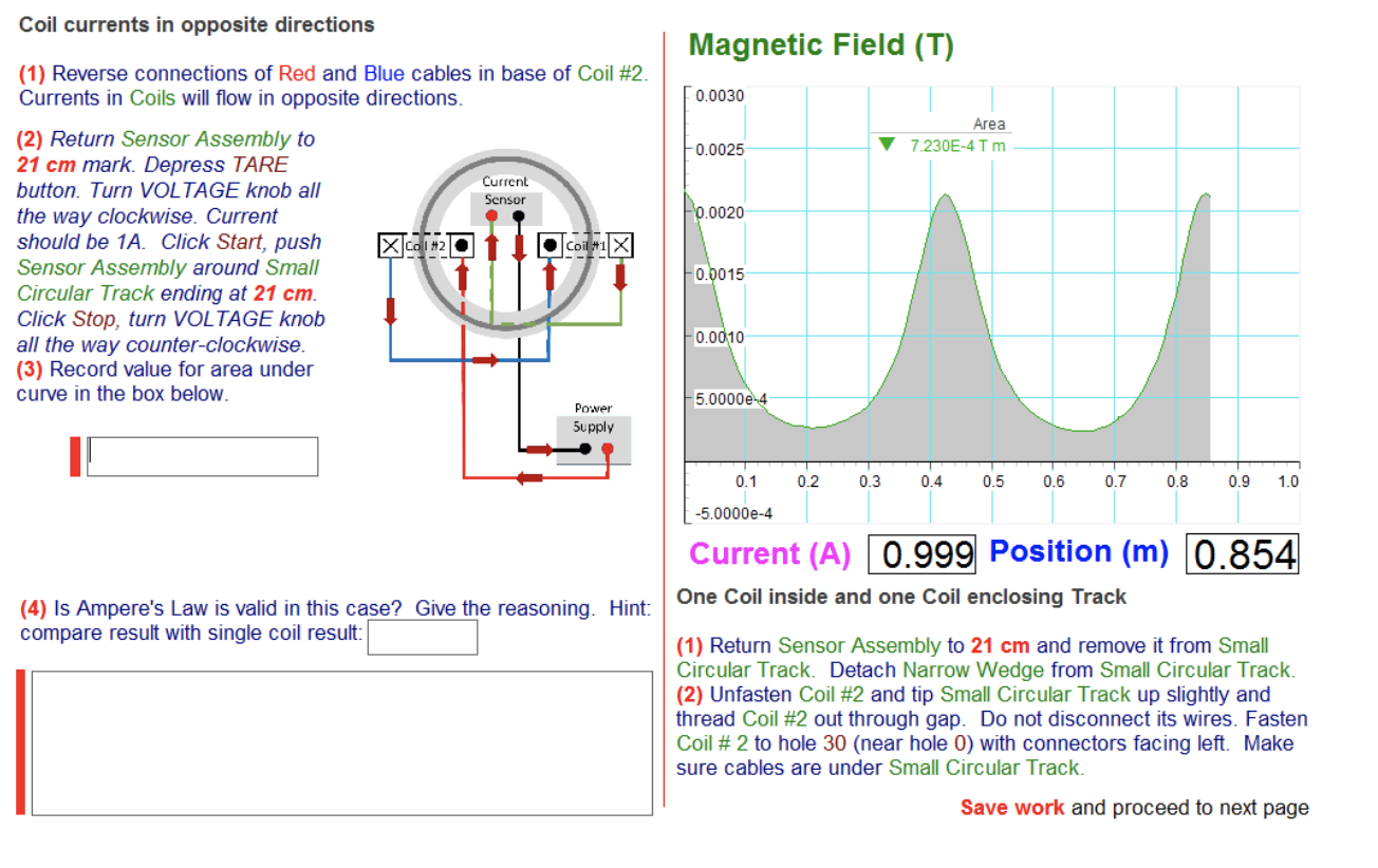 Coil currents in opposite directions Magnetic Field | Chegg.com