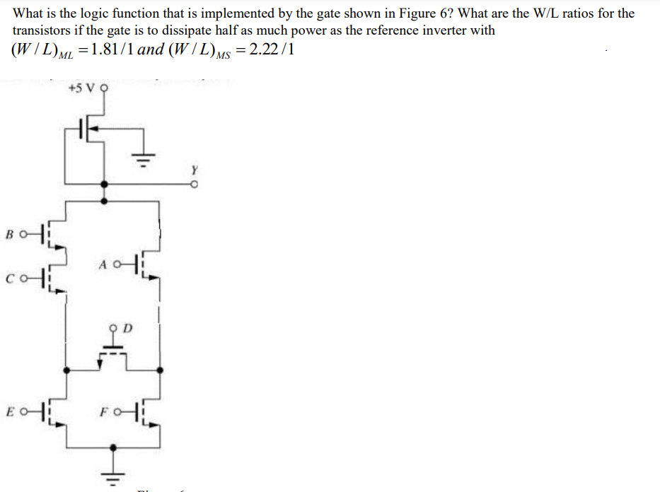 Solved What is the logic function that is implemented by the | Chegg.com