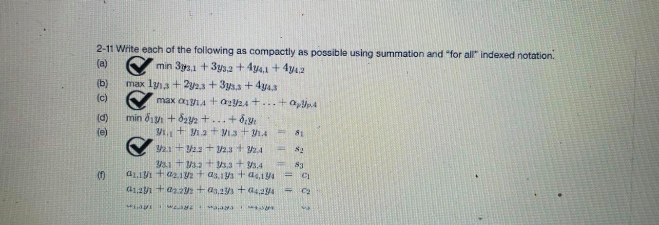 Solved 2-11 Write each of the following as compactly as | Chegg.com