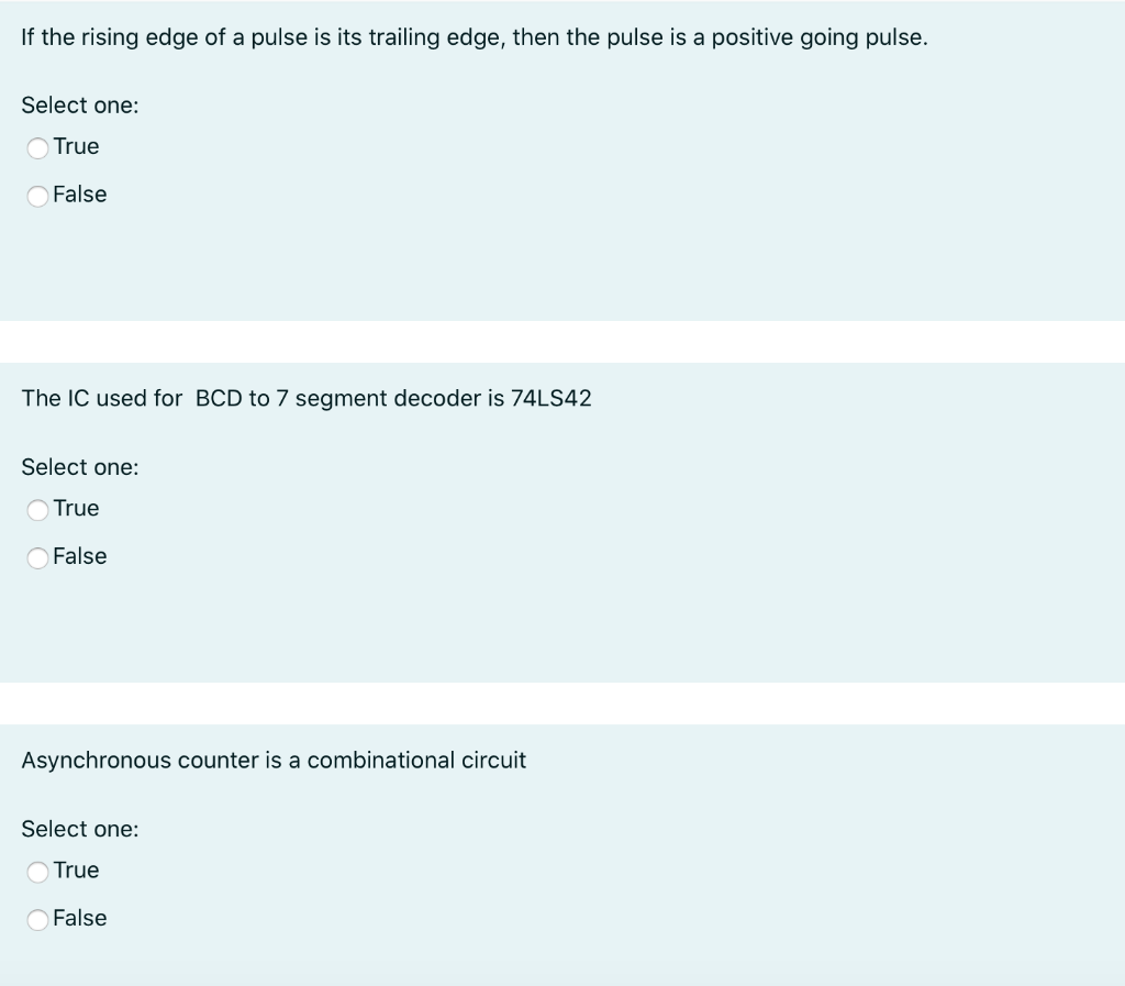 Solved If the rising edge of a pulse is its trailing edge, | Chegg.com