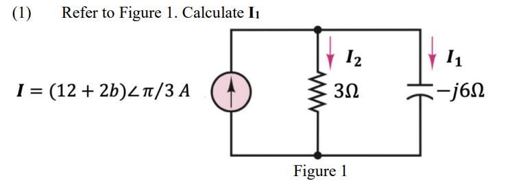 Solved (1) ﻿Refer to Figure 1. ﻿Calculate I1Figure 1 | Chegg.com
