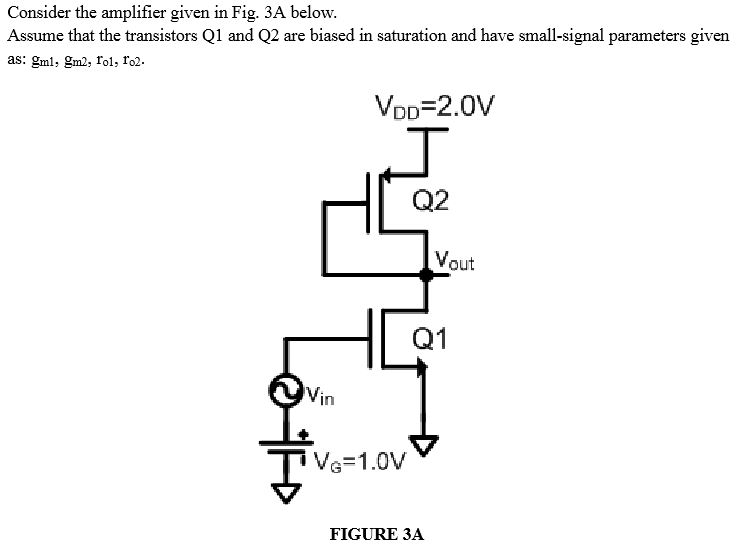 Solved a) Including channel length modulation and ignoring | Chegg.com