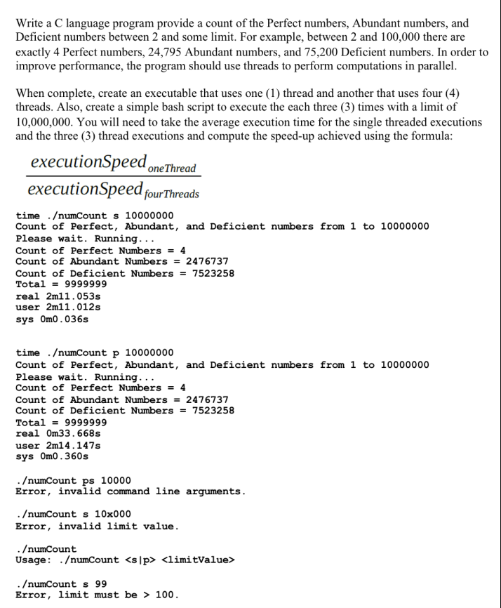 Solved Write a C language program provide a count of the | Chegg.com