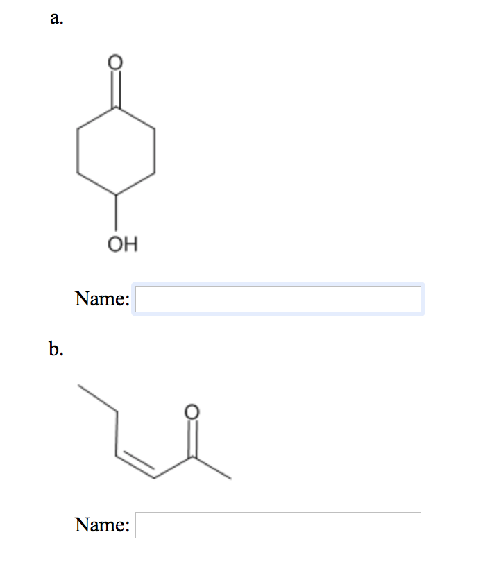 Solved а. ОН Name: b. Name: c. CHO CHO CHOH CHOH CHOH CHOH | Chegg.com