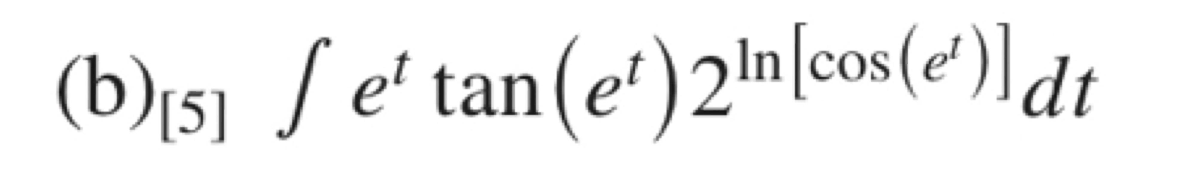 Solved I'm usually pretty good with integrals, but this one | Chegg.com