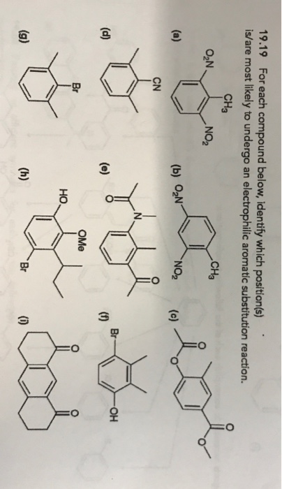 Solved 19.19 For each compound below, identify which | Chegg.com