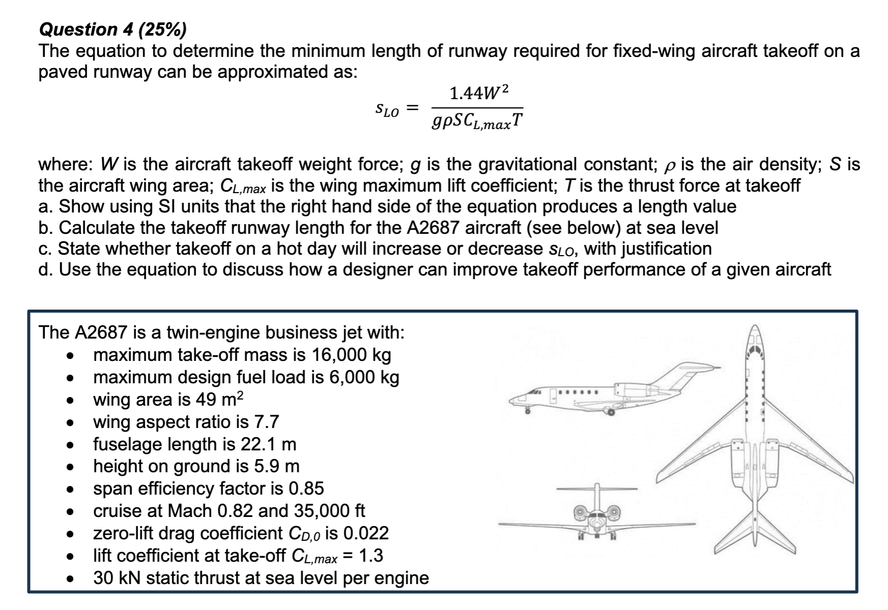 Solved Question 4 (25\%) The equation to determine the | Chegg.com