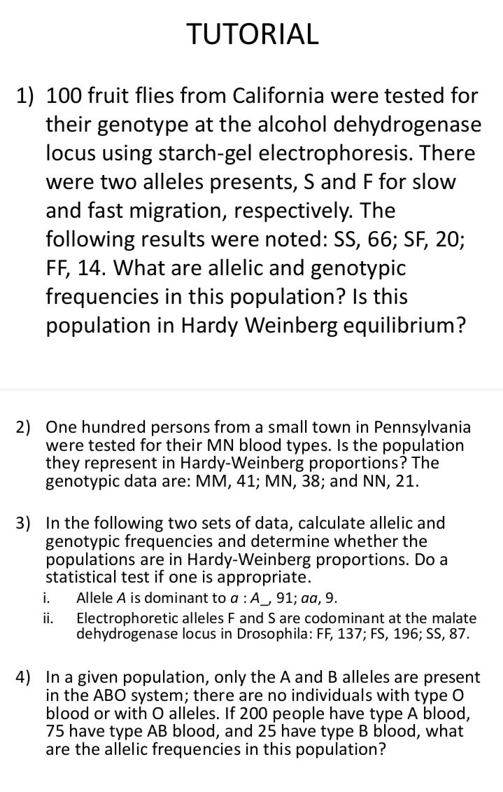 Solved TUTORIAL100 ﻿fruit flies from California were tested | Chegg.com