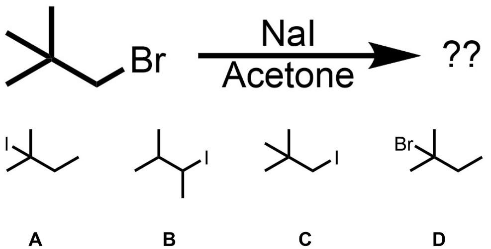 Solved Which of the following (A, B, C, or D) will be the | Chegg.com