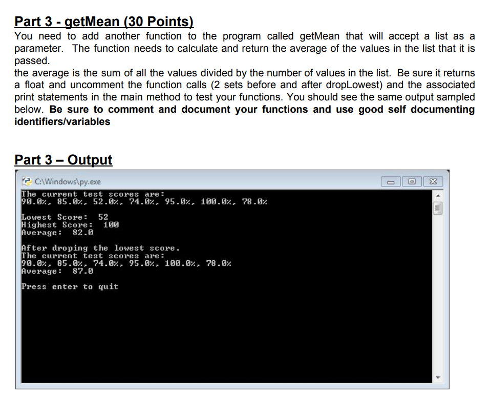 Solved Need to create a PYTHON program that will demonstrate | Chegg.com