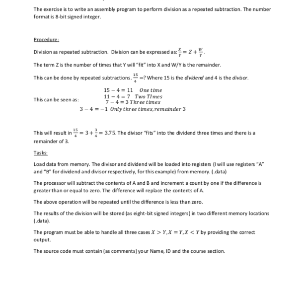 Solved Please help with the NASM code with an answer that | Chegg.com