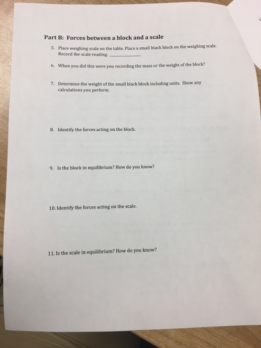 Solved Learning Objectives: Learn to identify forces acting | Chegg.com