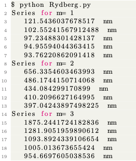 Solved Rydberg formula. In 1888 Johannes Rydberg published | Chegg.com