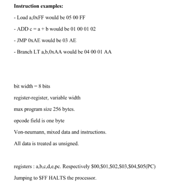 Solved Instructions -a NOP instruction, with opcode 0x00. | Chegg.com