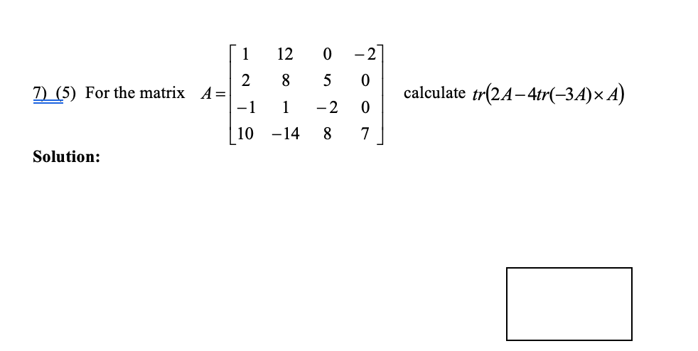 Solved Solution: | Chegg.com