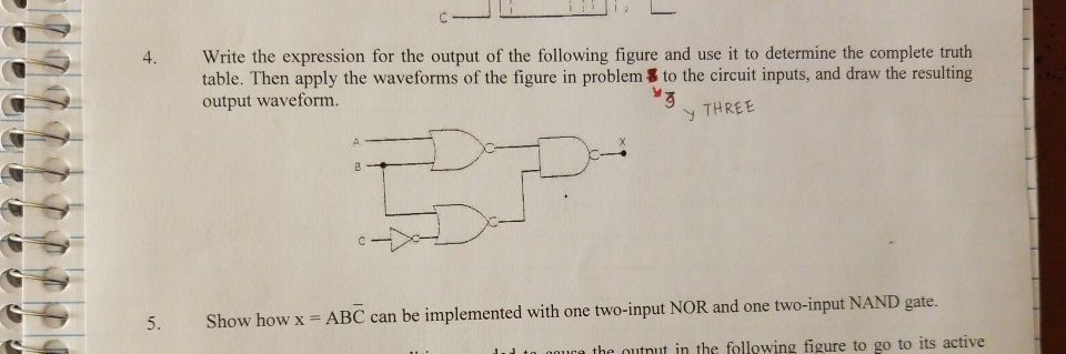 Solved Write the expression for the output of the following | Chegg.com