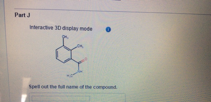 Solved Part I Interactive 3D display mode Spell out the full | Chegg.com