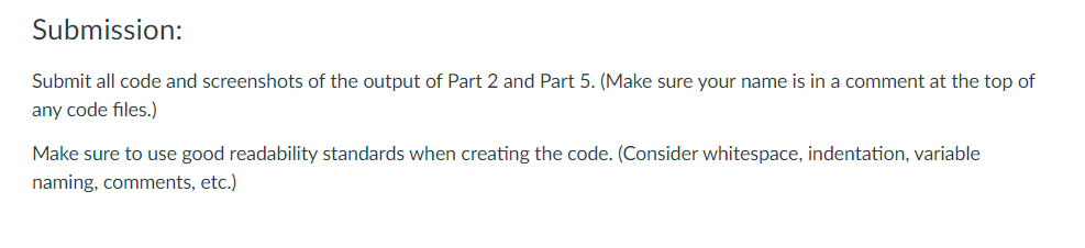Solved Part 1: Create a basic Person class which contains | Chegg.com