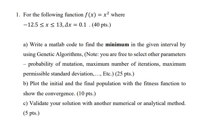 Solved For the following function f(x)=x2 | Chegg.com
