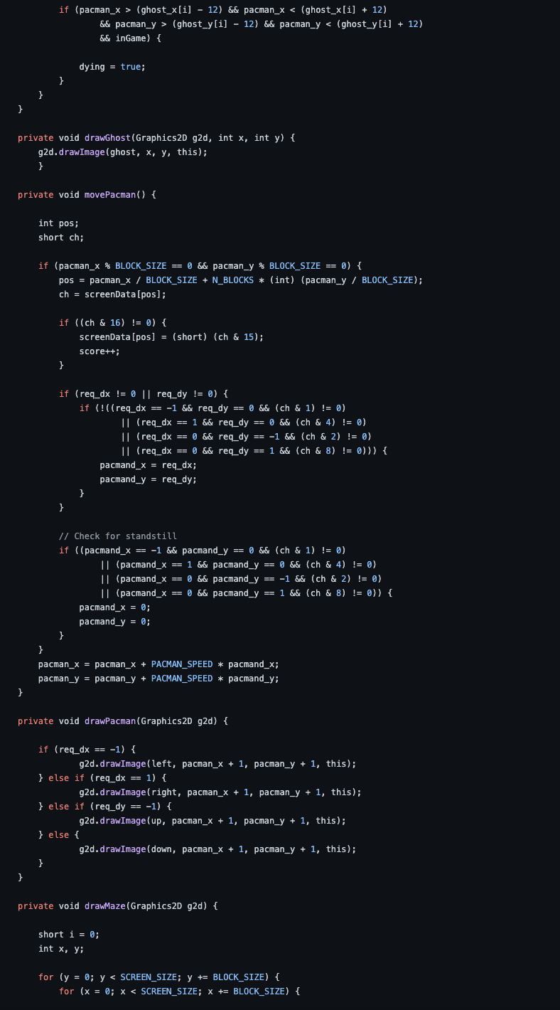 Solved package pacman; import javax.swing.*; import | Chegg.com