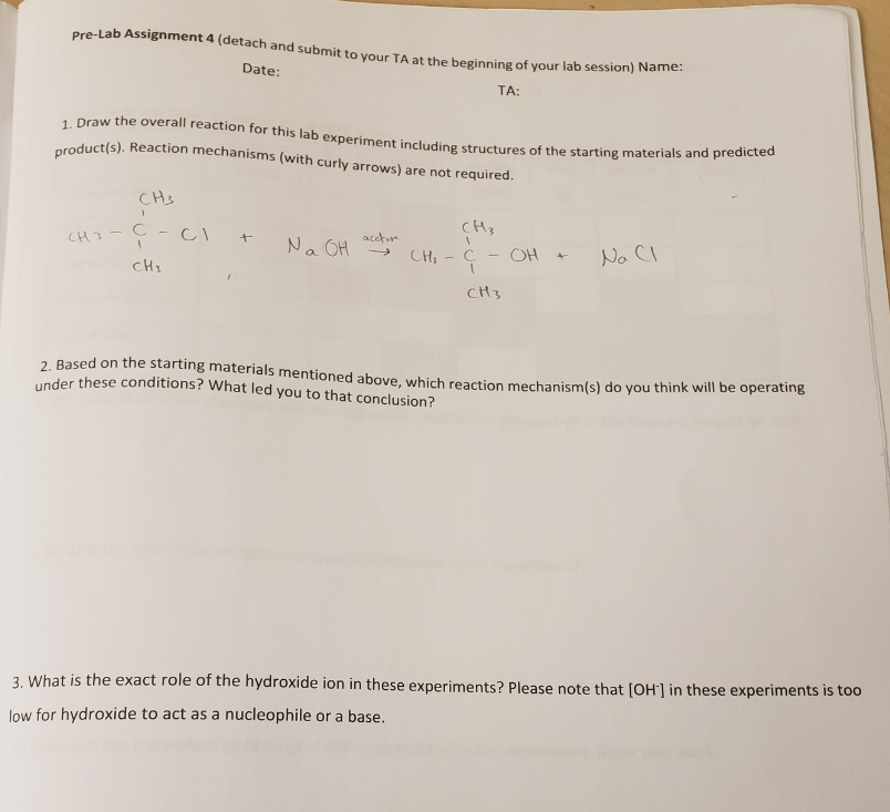Solved Pre-Lab Assignment 4 (detach and submit to your TA at | Chegg.com